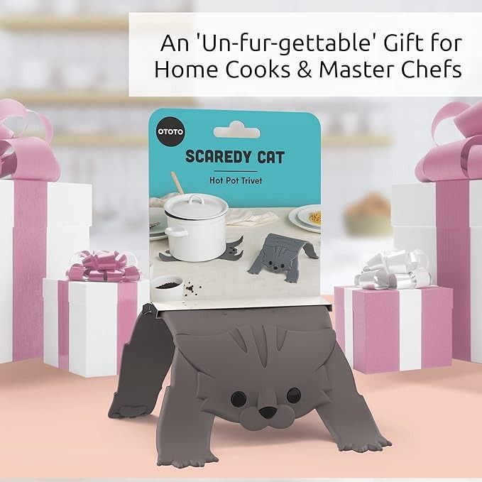 OTOTO - Scaredy Cat - Hot Pot Trivet by, Furniture & Home Living ...