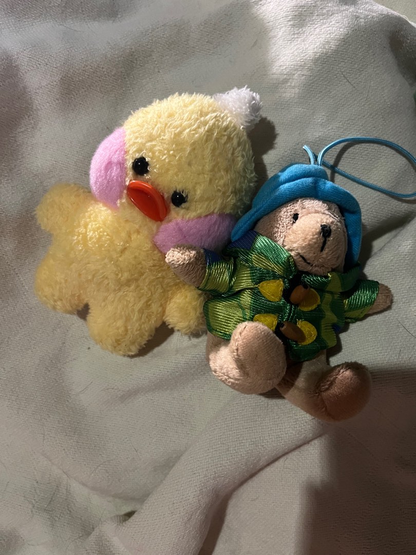 Paddington and Lala Fan Duck Charm Plush, Hobbies & Toys, Toys & Games ...