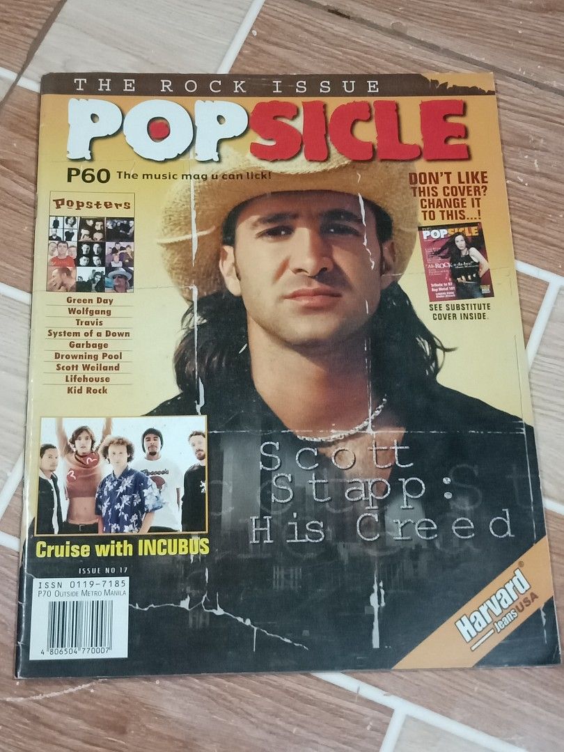 POPSICLE MUSIC MAGAZINE,,,WITH GIANT PULLOUT POSTER OF WOLFGANG ...