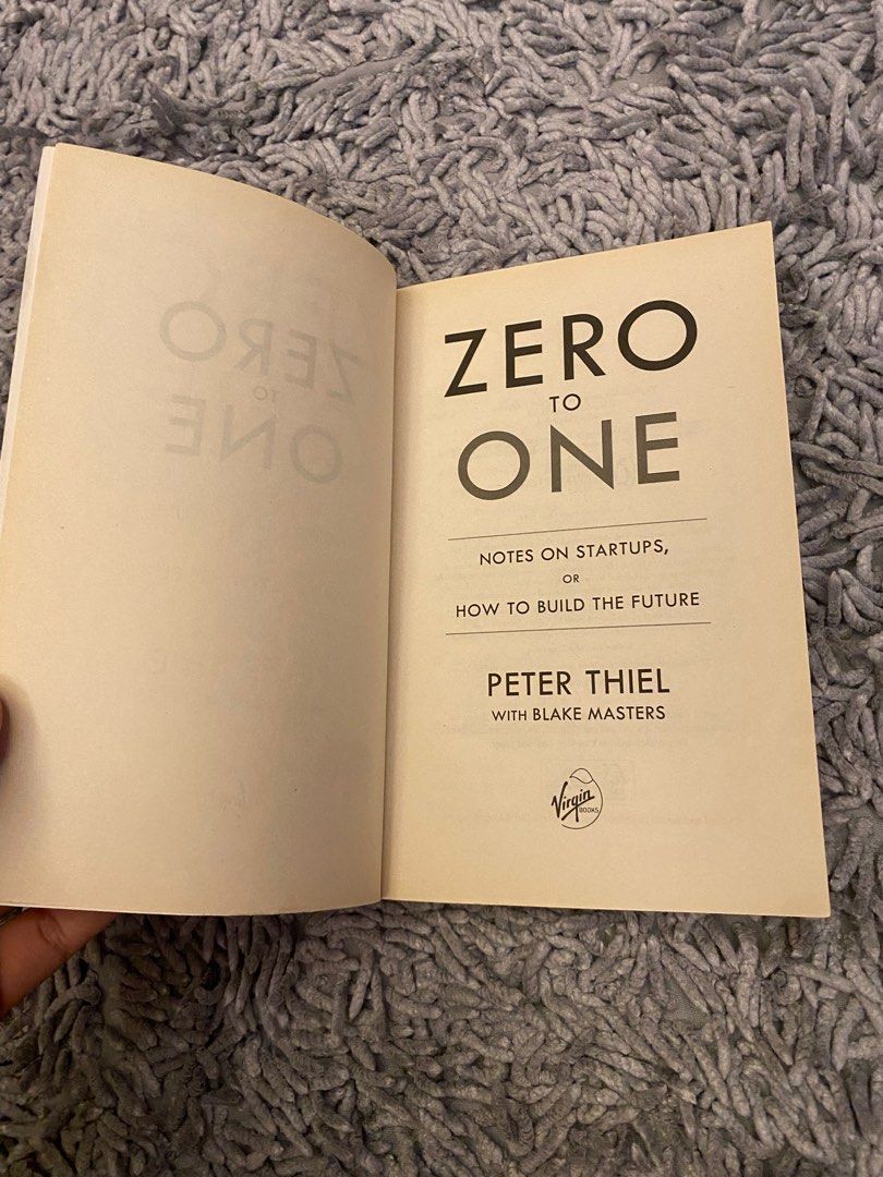 Preloved Buku Zero to One Original English Version, Buku & Alat Tulis ...
