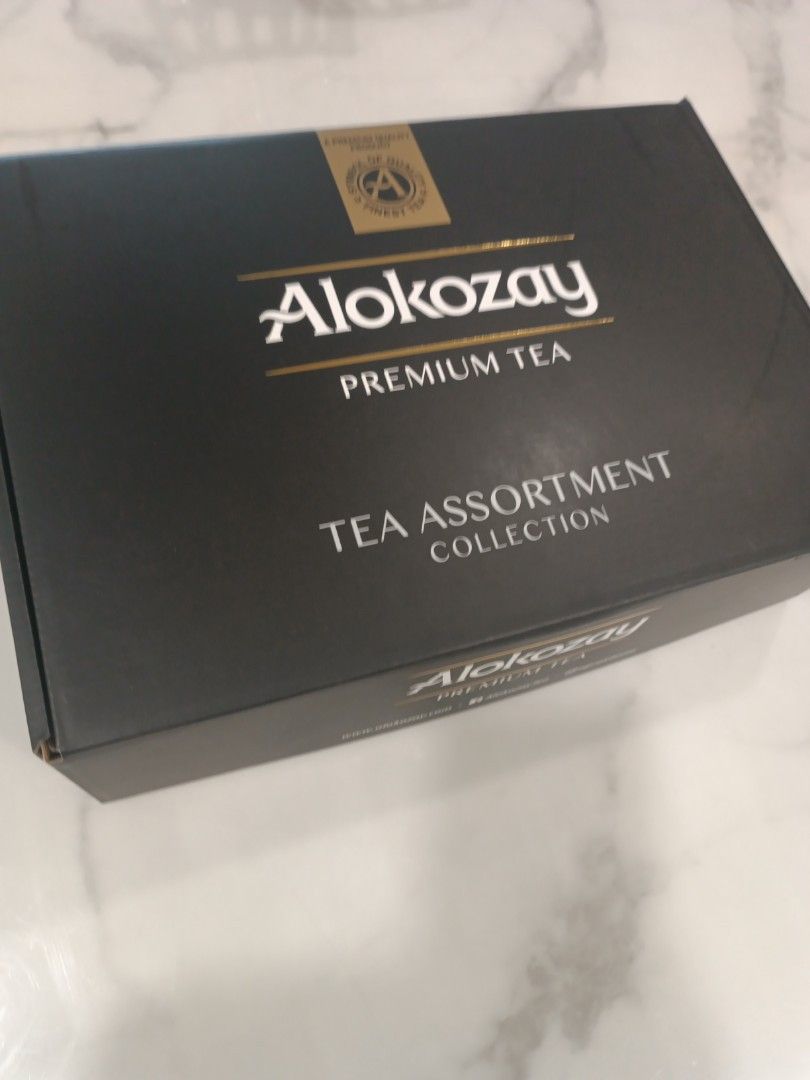 Premium tea box with different selection of tea, Furniture & Home ...