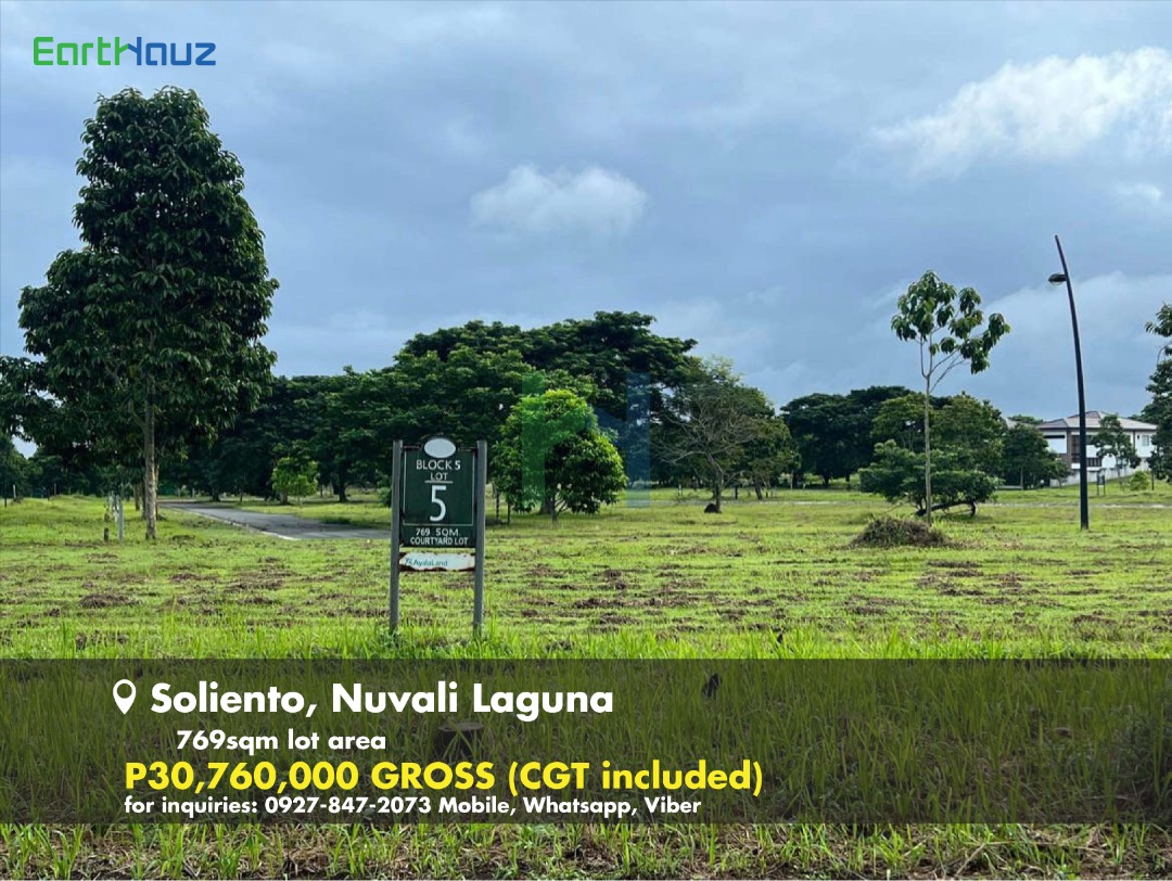 Prime lot in Soliento, Nuvali Calamba, Laguna FOR SALE! by Ayala Land ...