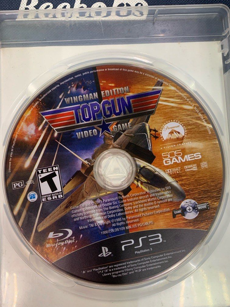 Ps3 Top Gun Wingman Edition, Video Gaming, Video Games, PlayStation on Carousell