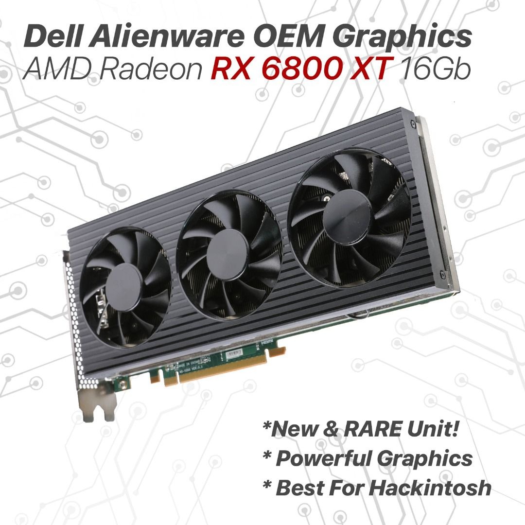 RARE RX6800XT !!! Dell Alienware OEM RX 6800 XT 16Gb Graphics Card best ...