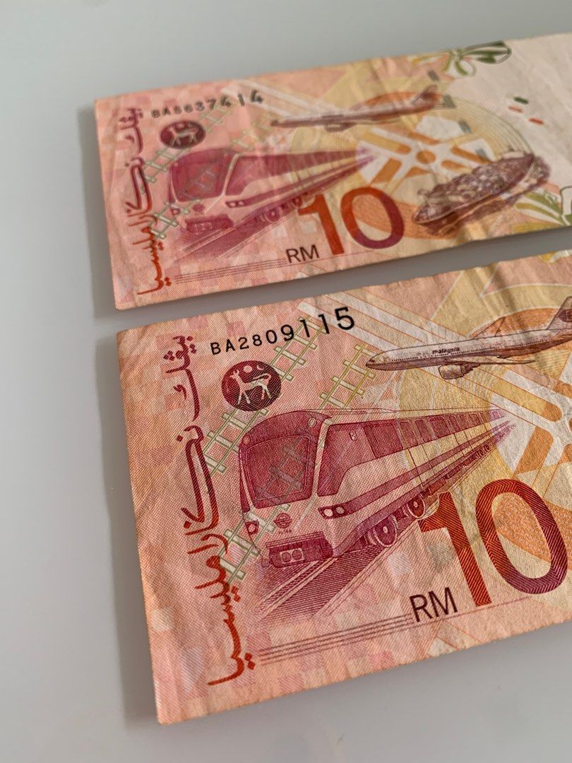 Rm10 Malaysian old notes. 1999, Hobbies & Toys, Collectibles ...