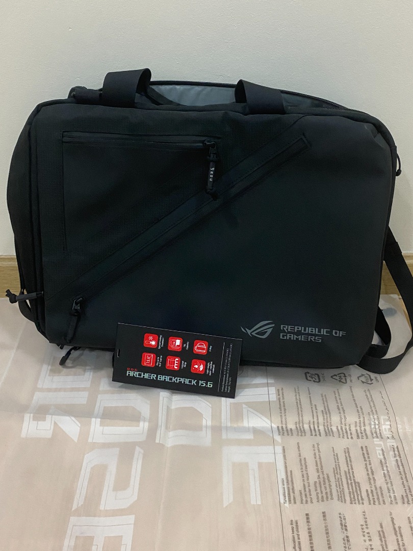 ROG archer backpack 15.6, Men's Fashion, Bags, Backpacks on Carousell