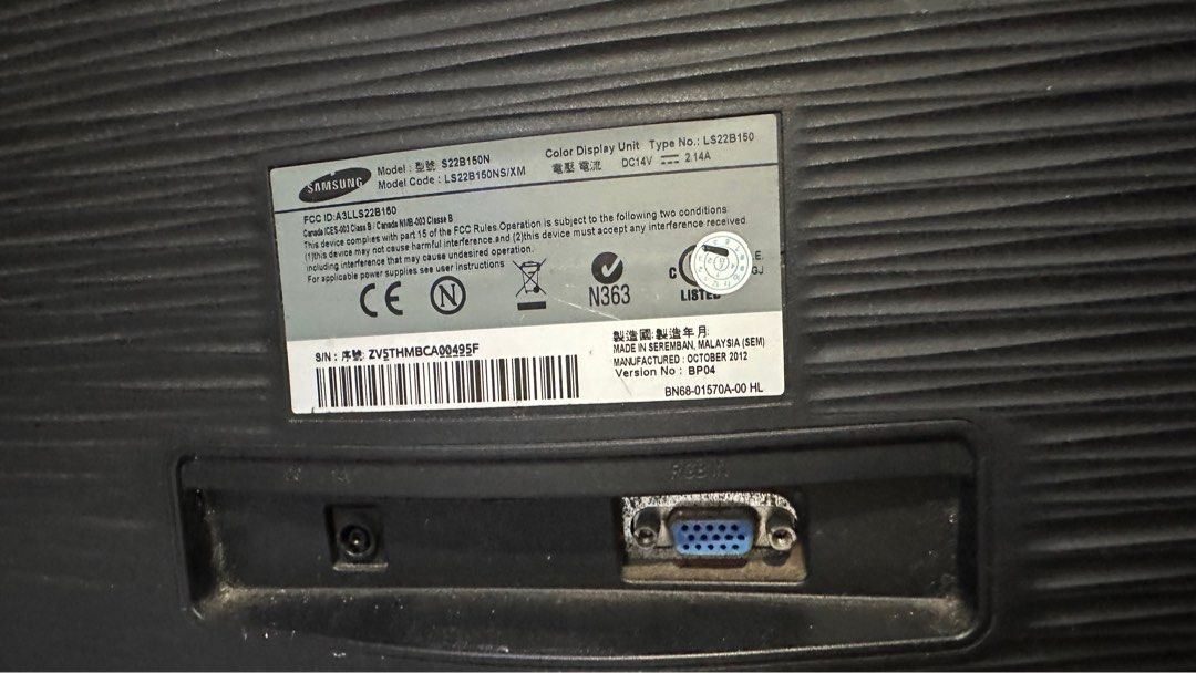 Samsung SyncMaster S22B150, Computers & Tech, Desktops on Carousell