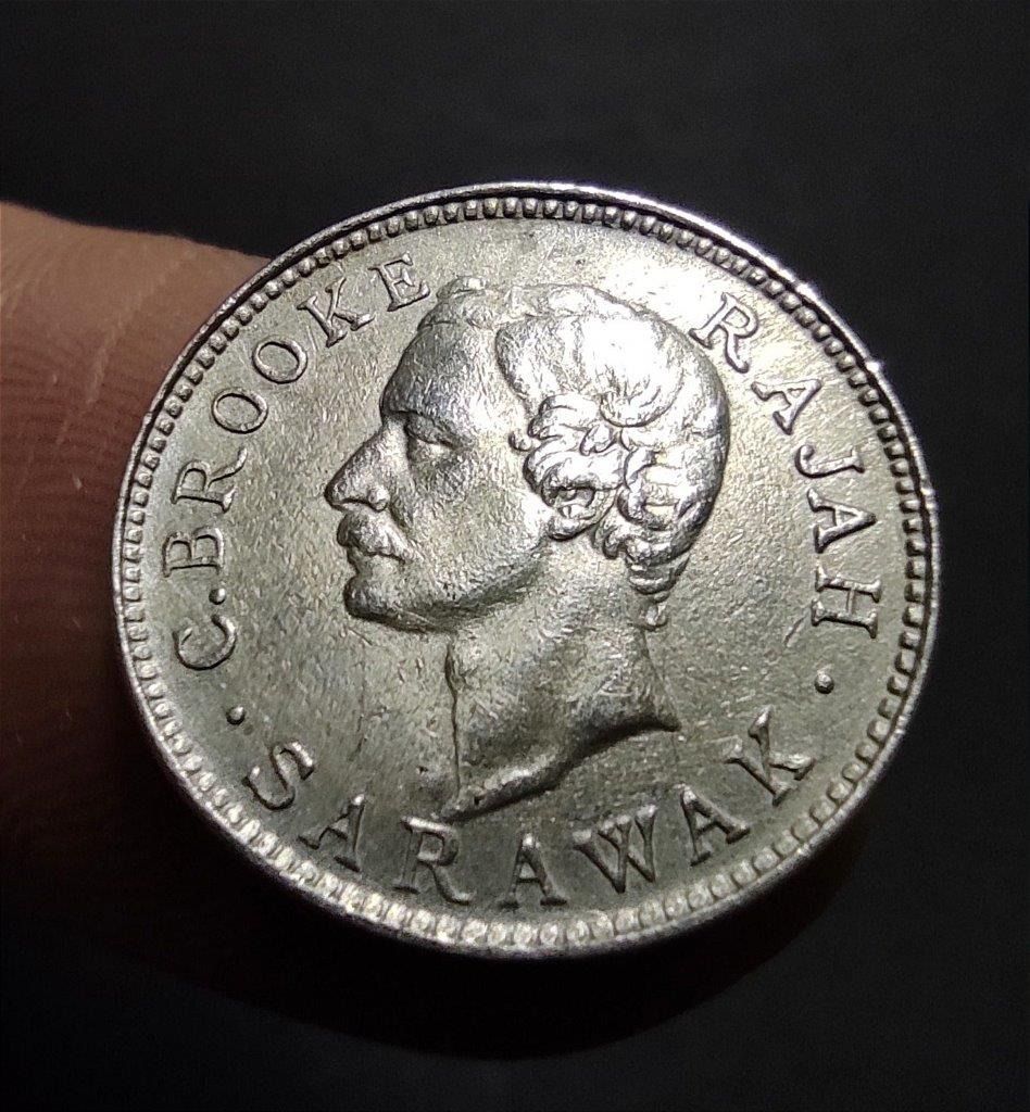 Error Coin - Rim Cud Error - Sarawak Charles Brooke (White Rajah ...