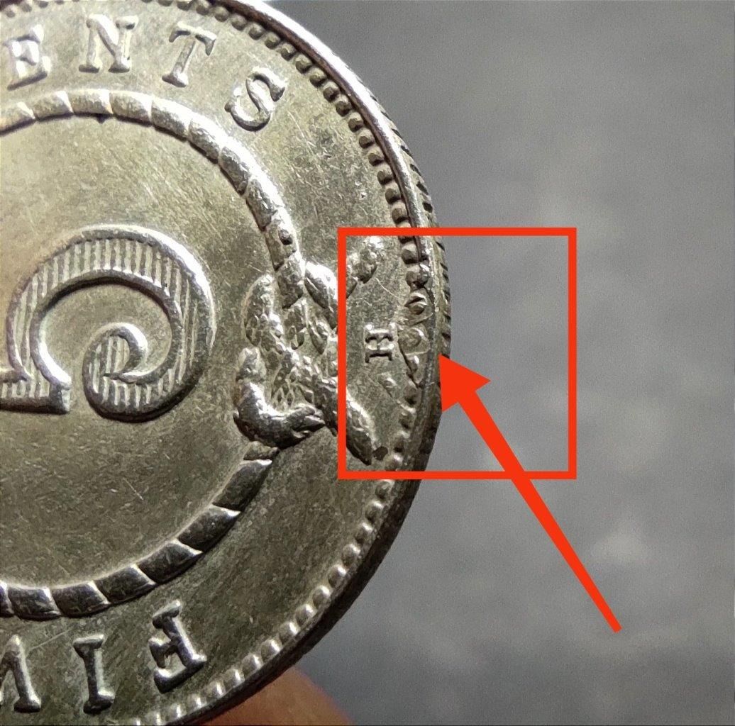 Error Coin - Rim Cud Error - Sarawak Charles Brooke (White Rajah ...