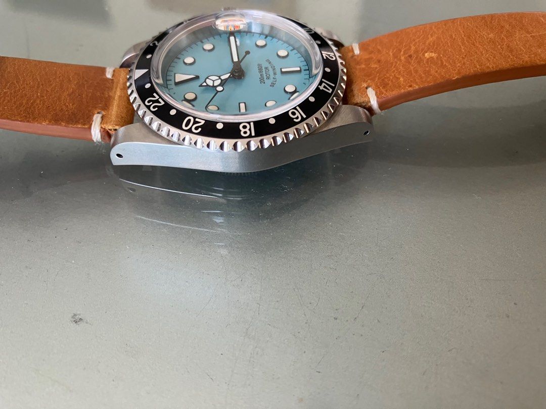 Seiko/Tudor Mod Tiffany dial GMT, Men's Fashion, Watches & Accessories ...