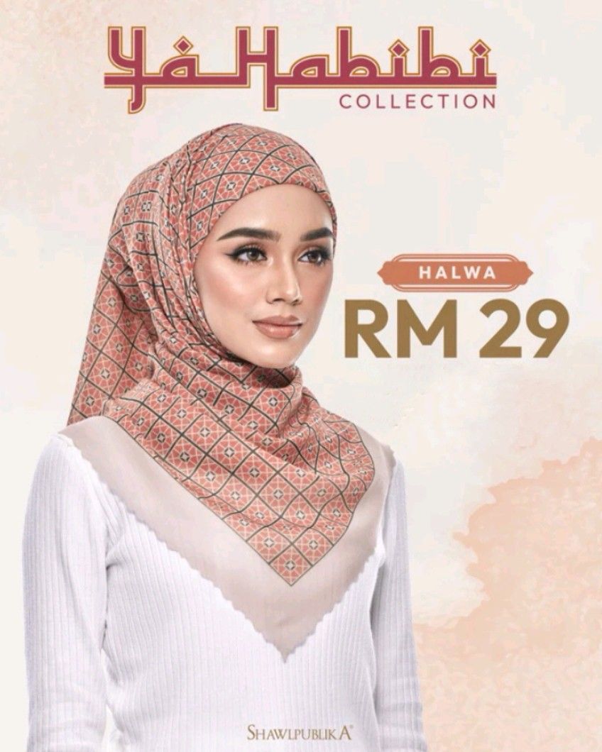 SHAWLPUBLIKA Ya Habibi Bawal 2024, Women's Fashion, Muslimah Fashion ...