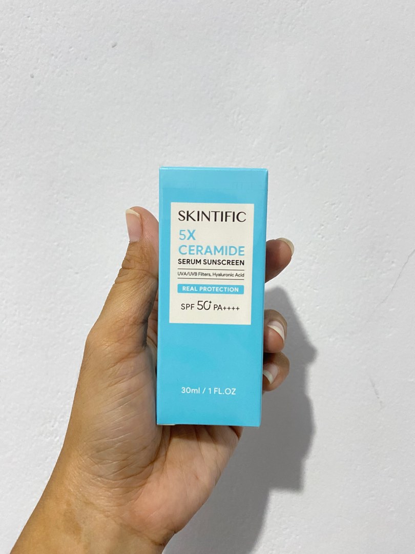Skintific Sunscreen 5X Ceramide Serum Sunscreen SPF50 PA++++ 30Ml ...