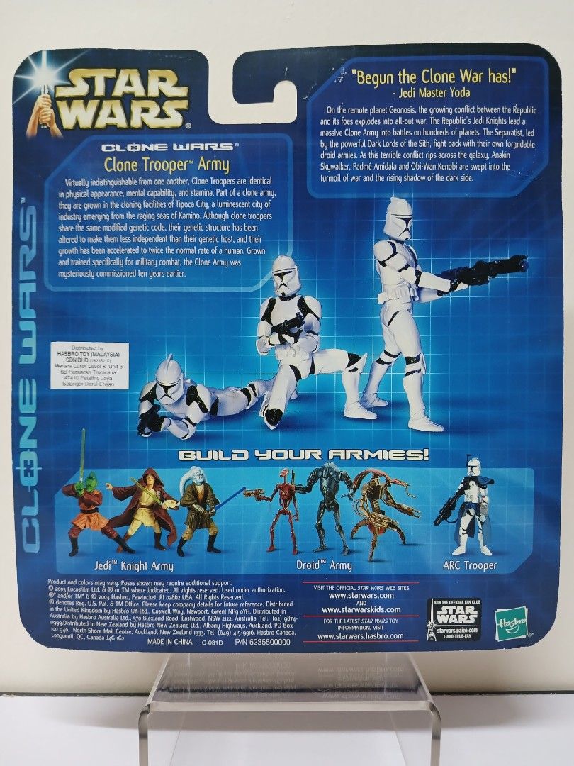 STAR WARS CLONE WARS CLONE TROOPER ARMY BUILDER MISB, Hobbies & Toys ...