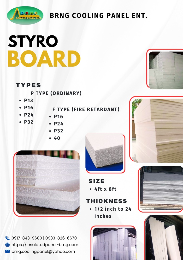 STYRO BOARD, Commercial & Industrial, Construction & Building Materials ...