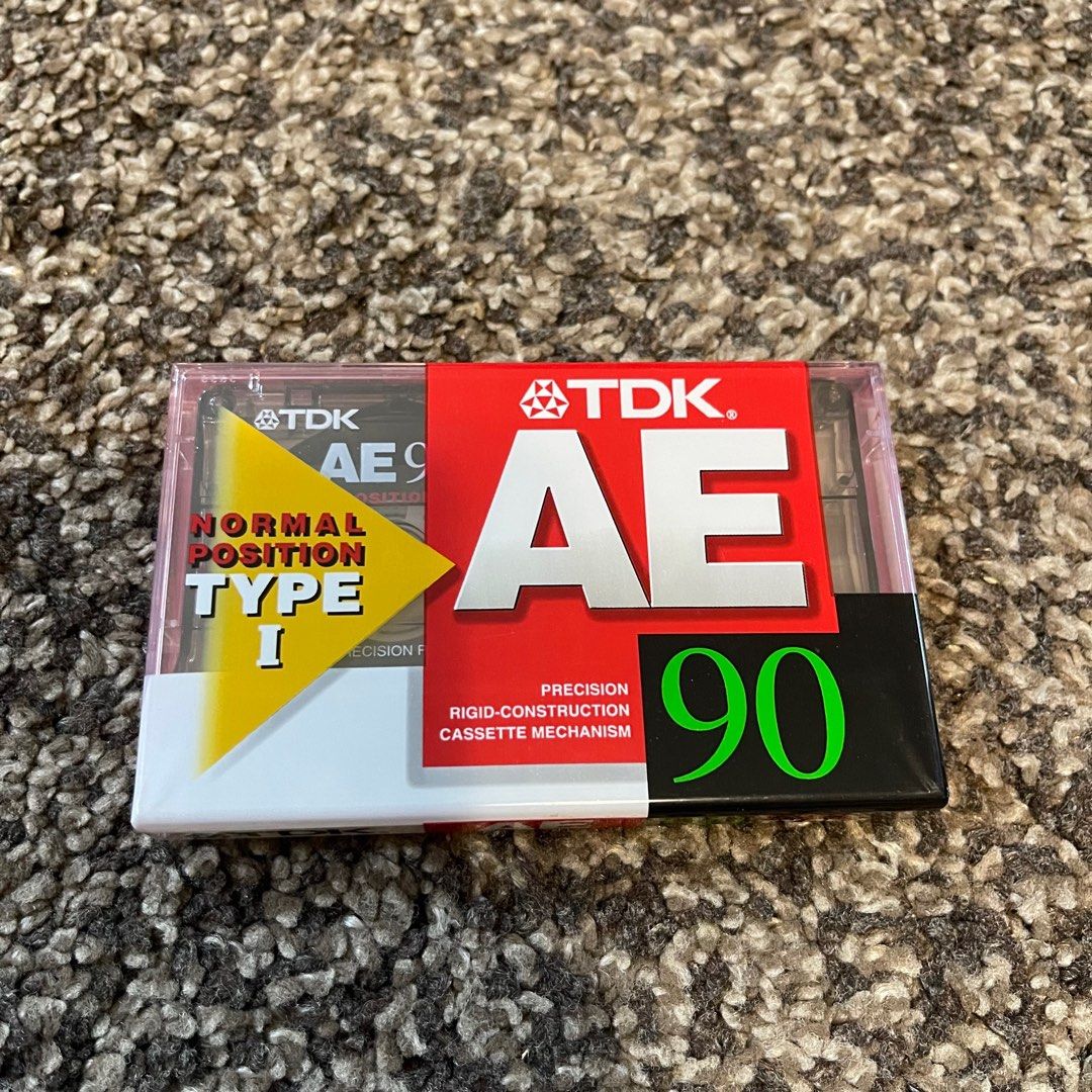 TDK AE 90 min type I blank cassette tape, Hobbies & Toys, Music & Media, CDs & DVDs on Carousell