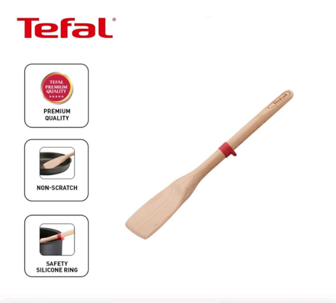 Tefal Wooden Angel Spatula, TV & Home Appliances, Kitchen Appliances ...