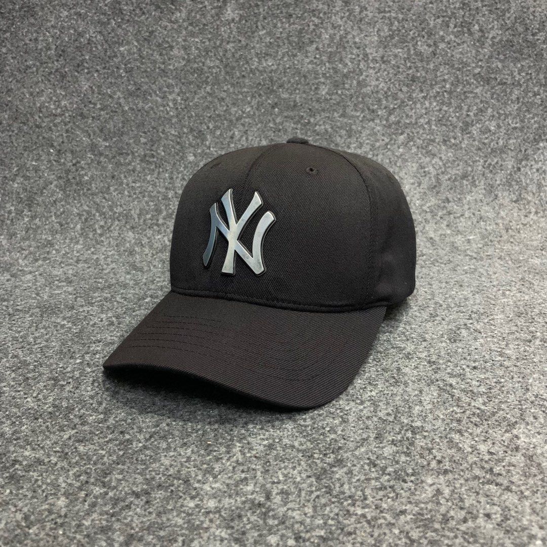Topi MLB NY Yankees Logo Besi - NY Logo Besi - Topi MLB Fitted Original ...