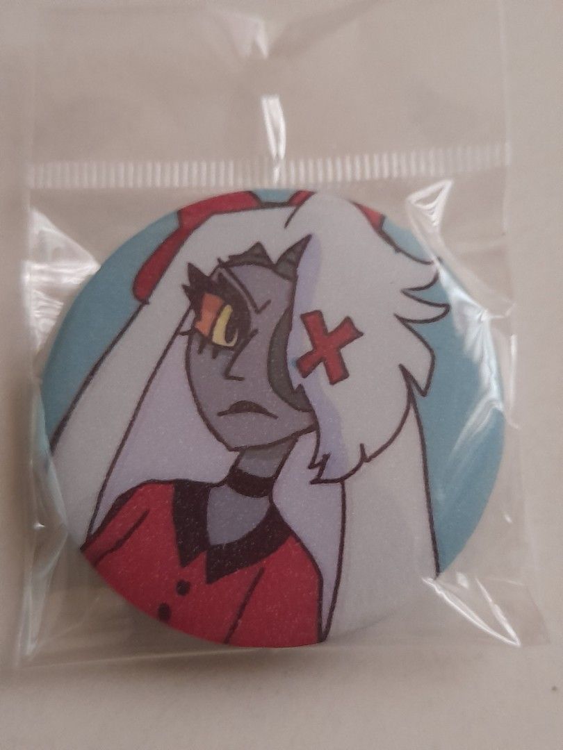 Vaggie Hazbin Hotel Pin, Hobbies & Toys, Memorabilia & Collectibles ...