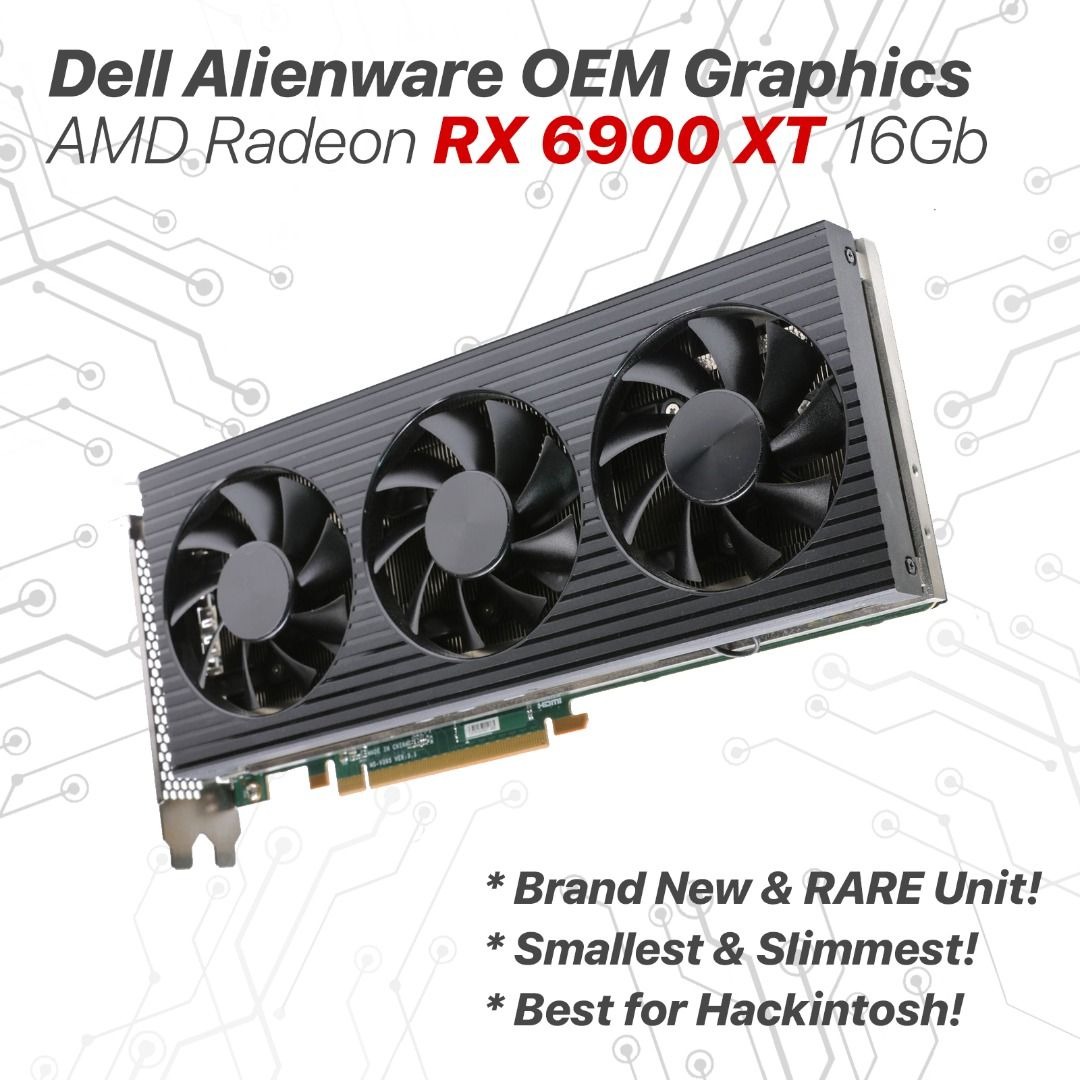 VERY RARE RX6900XT !!! Dell Alienware OEM RX 6900 XT 16Gb Graphics Card ...