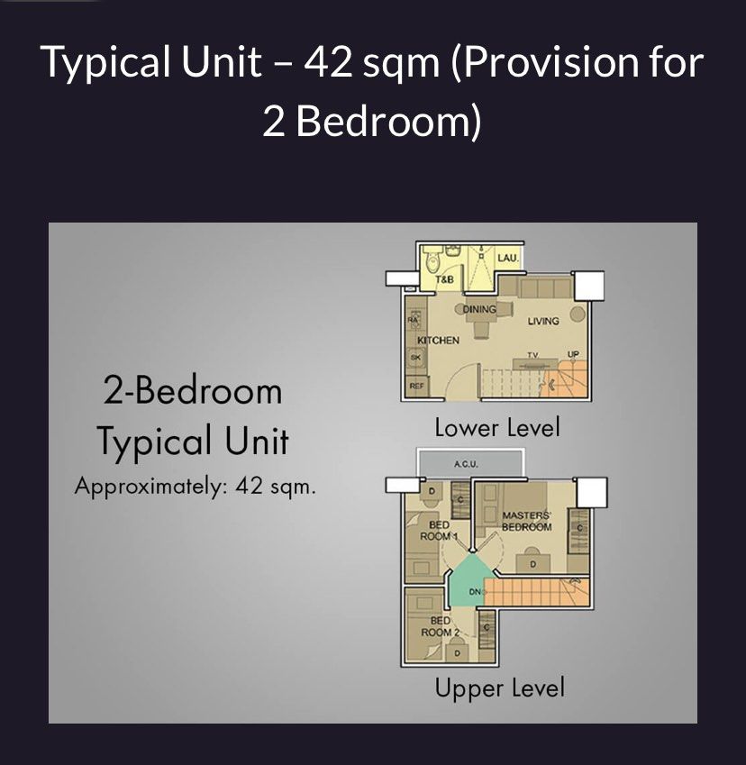 SUN RESIDENCES / Victoria Tower Timog 40 sqm Loft type BARE or swap ...