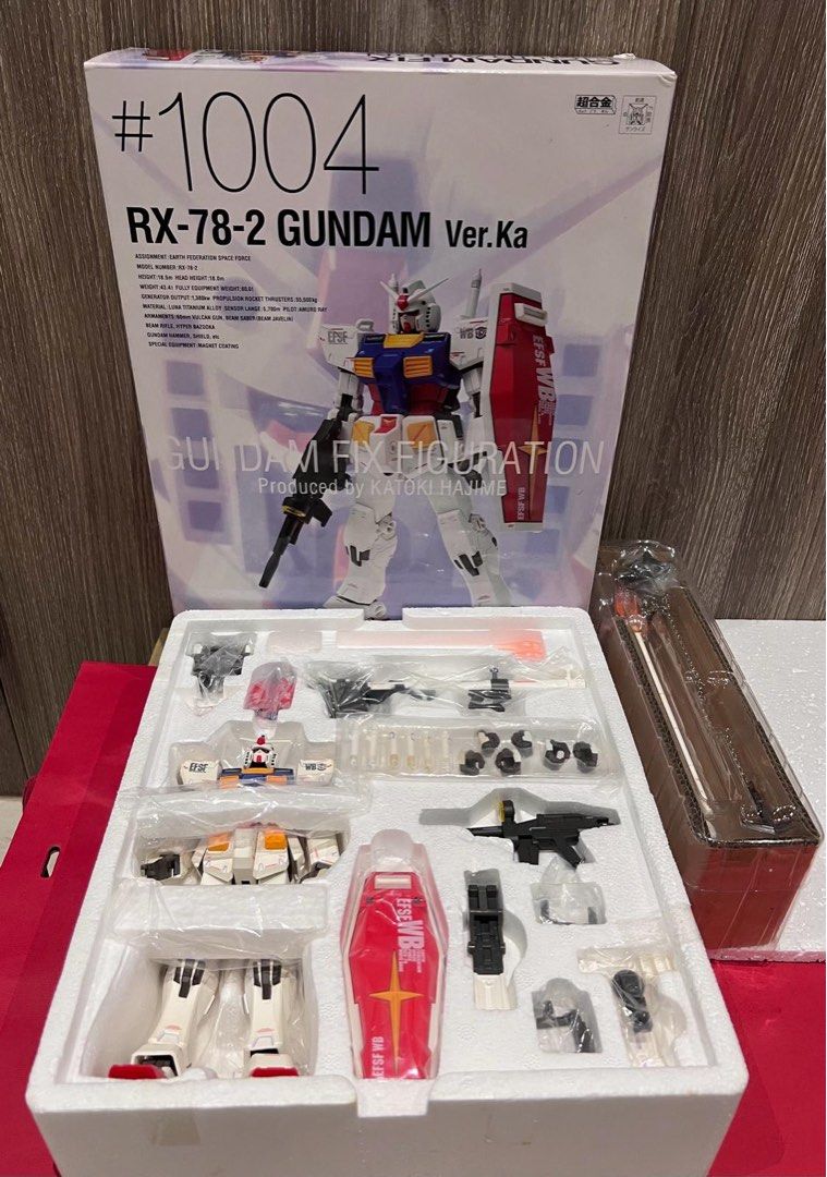 #1004 RX-78-2 Gundam Ver. Ka, Hobbies & Toys, Toys & Games on Carousell