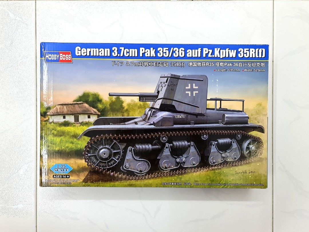 1/35 #83895 HobbyBoss German Light SP AT Panzer 3.7cm PAK 35/36 auf Pz ...