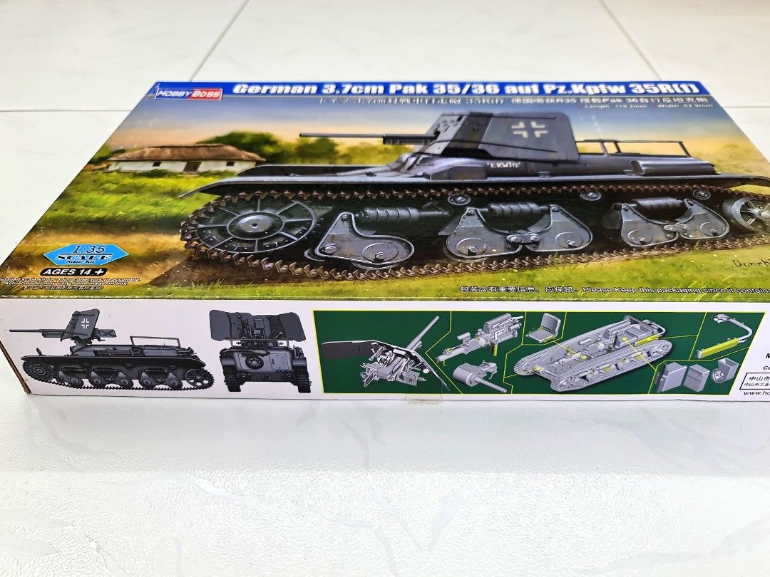 1/35 #83895 HobbyBoss German Light SP AT Panzer 3.7cm PAK 35/36 auf Pz ...