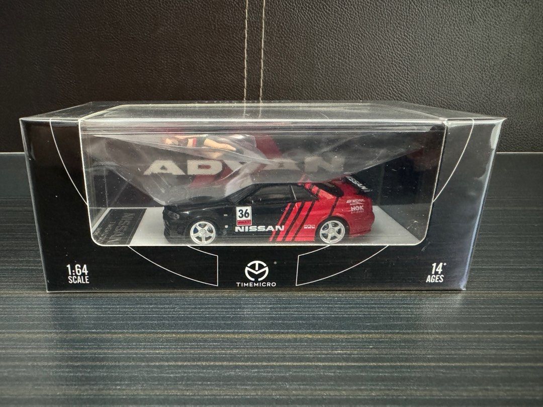1/64 TimeMicro Nissan Skyline GTR R34 advan, Hobbies & Toys, Toys ...