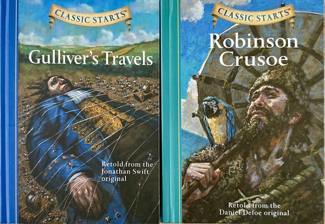 2 books by Classic Starts : Gulliver’s Travels & Robinson Crusoe ...