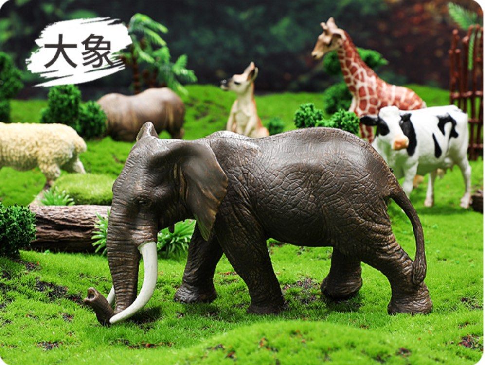 42 simulated animal models, forest animals, marine animals, insects ...