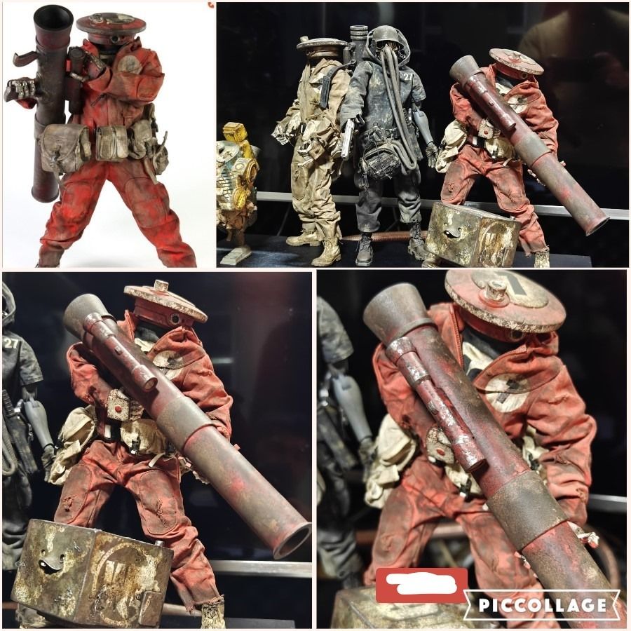 原裝正版 中古 3A 1/6 12吋 Ashley Wood Adventure Kartel Zombot 10 Finger Gang 3/ 4/5/7 /threeA TOMORROW ...