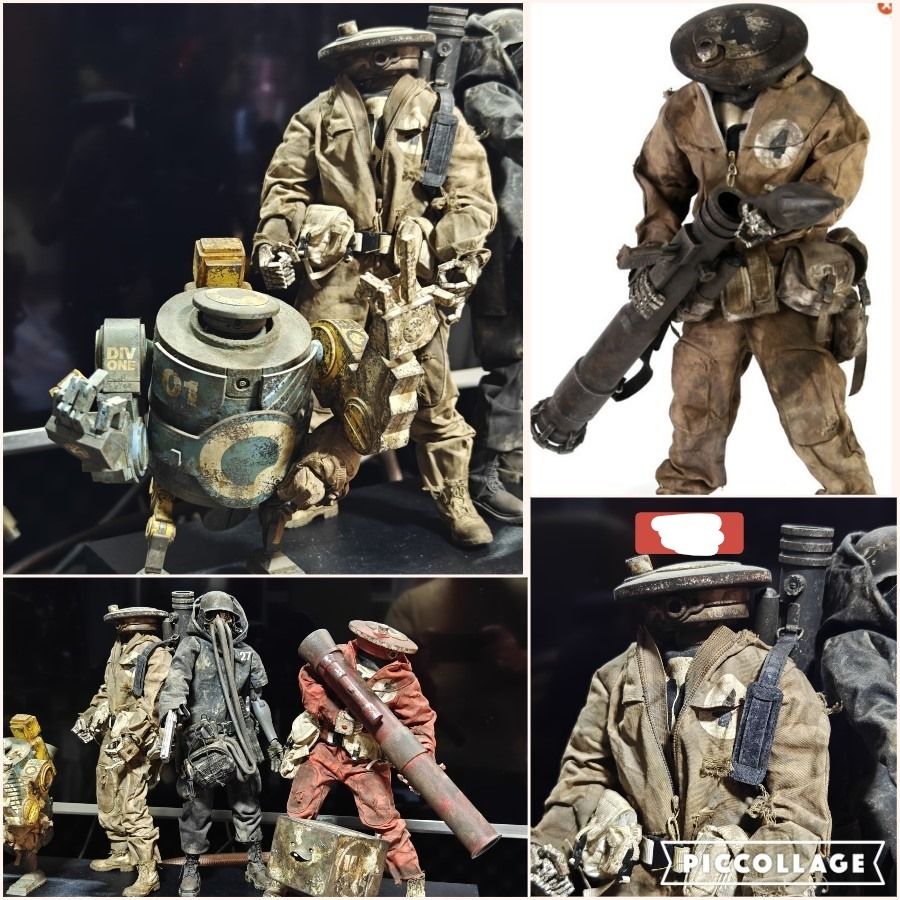 原裝正版 中古 3A 1/6 12吋 Ashley Wood Adventure Kartel Zombot 10 Finger Gang 3/ 4/5/7 /threeA TOMORROW ...