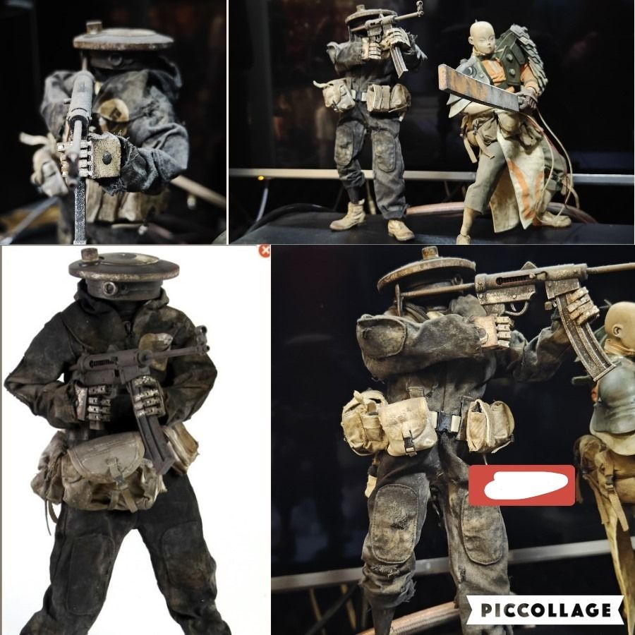 原裝正版 中古 3A 1/6 12吋 Ashley Wood Adventure Kartel Zombot 10 Finger Gang 3/ 4/5/7 /threeA TOMORROW ...