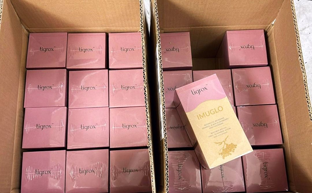 馬來西亞 Tigrox | Imuglo 接骨木莓保健飲 ‍🔥😍 1盒 20條 💜 TIGROX | tigrox - IMUGLO ...