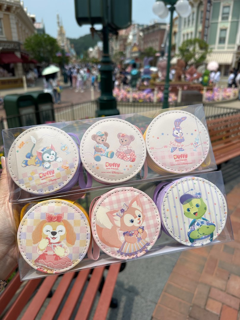 香港迪士尼 Disney Duffy and friends 春日系列 糖果包 零錢包 散子包 多用途袋 七寶 Linabell Olu ...