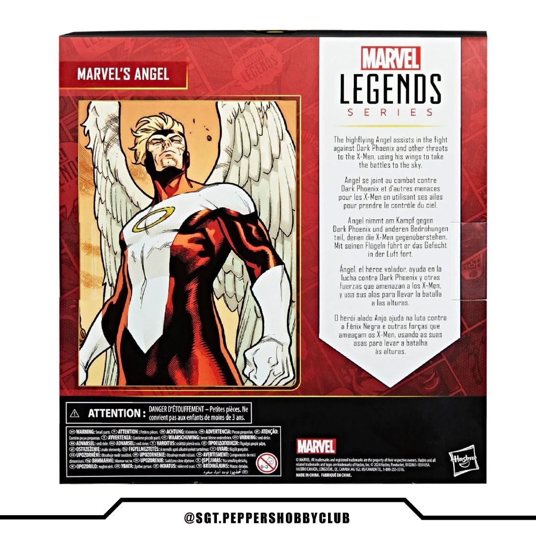 最新到貨 Hasbro Marvel Legends Series X-Men Angel 6 Inch Action Figure ...