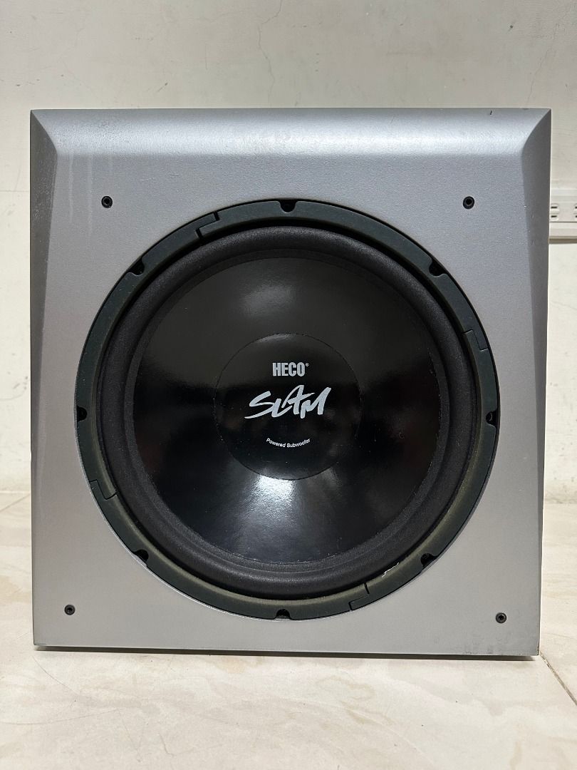 德國 HECO SLAM 12A 12吋單體 主動式重低音 音響喇叭 家庭劇院 看電影聽音樂超棒, 耳機及錄音音訊設備, Soundbar ...