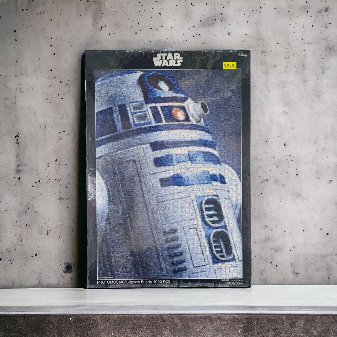全新日版 絕版Tenyo 砌圖1000塊 Jigsaw puzzle Disney Star wars Starwars R2D2 機械人 ...