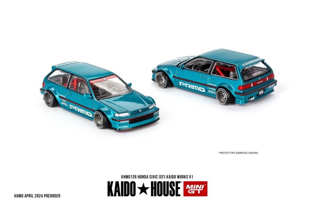 A. KHMG129 Nissan Skyline GT-R (R33) HKS V1 B. KHMG126 Honda Civic (EF ...