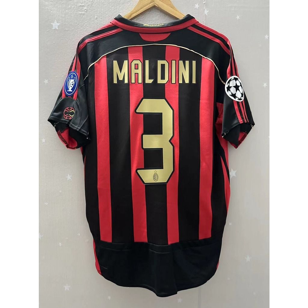 AC Milan FC Kaka Maldini Top quality retro vintage customisable retro ...