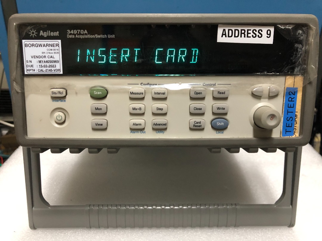 Agilent / HP 34970A Data Acquisition / Data Logger Switch Unit with DMM ...