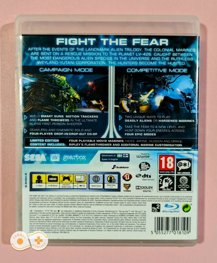 Aliens Colonial Marines - [PS3 Game] [ENGLISH Language], Video Gaming ...