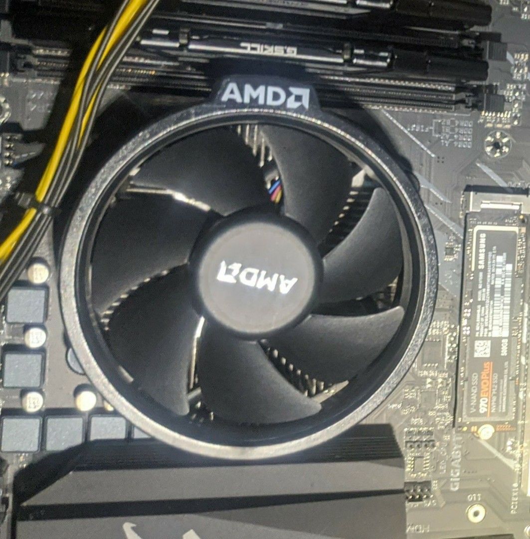 AMD ryzen CPU stock FAN, Computers & Tech, Parts & Accessories ...