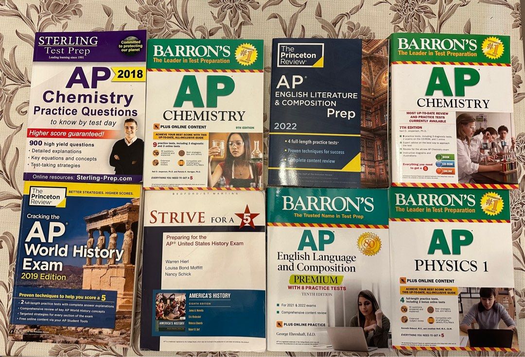 AP Books for sale (Chemistry, English, World History, US History ...