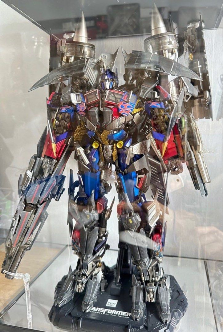 (ASSEMBLED) Threezero DLX Jet Fire + KO MC DLX Optimus Prime Improved ...