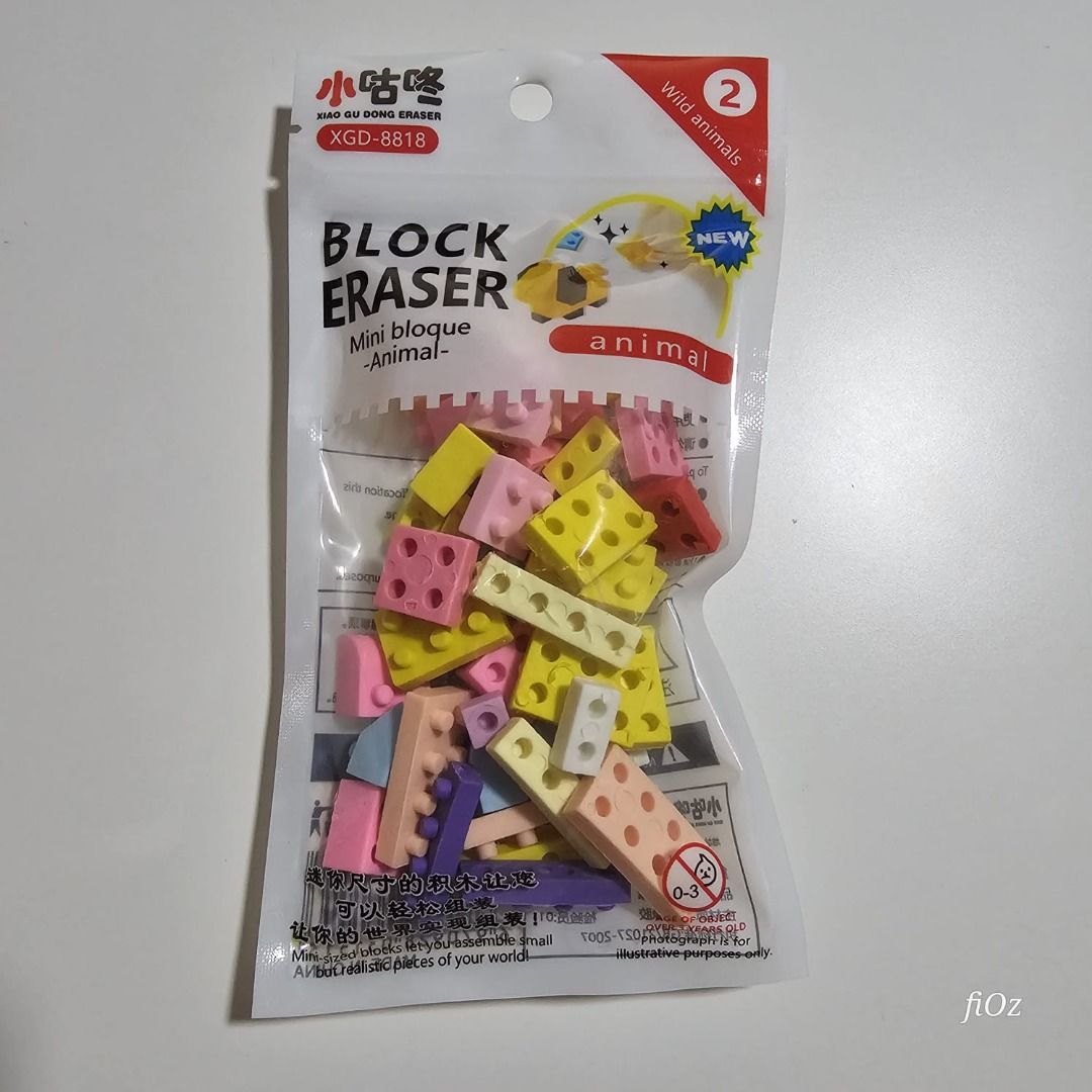 Block Eraser | Bricks | Animal | Mini Size Blocks | Creative Building ...