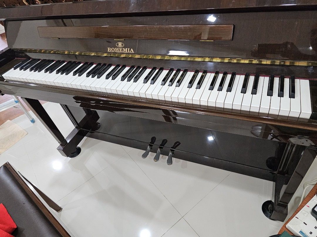 Bohemia Piano 125 professional, Hobbies & Toys, Music & Media, Musical ...