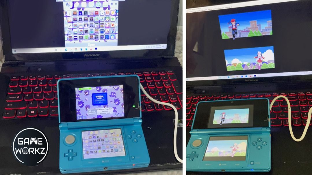 Capture card installed Nintendo 3DS Monster Hunter 4 Limited Edition ...