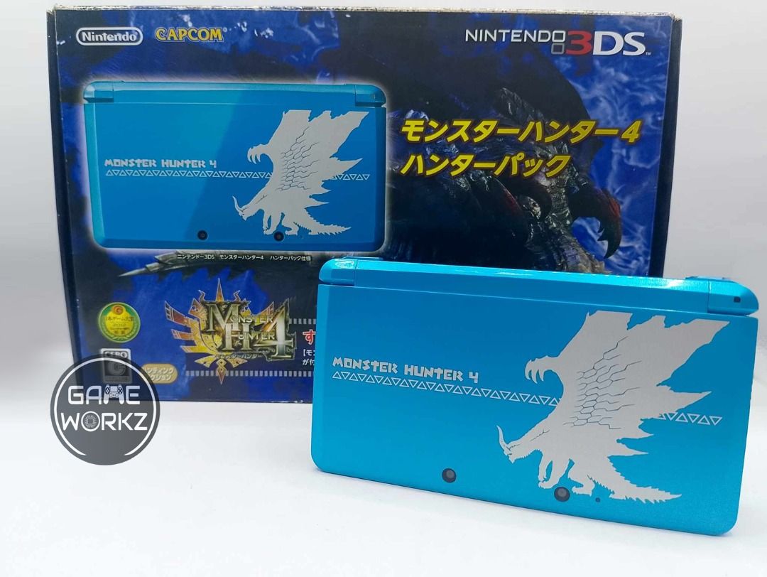 Capture card installed Nintendo 3DS Monster Hunter 4 Limited Edition ...