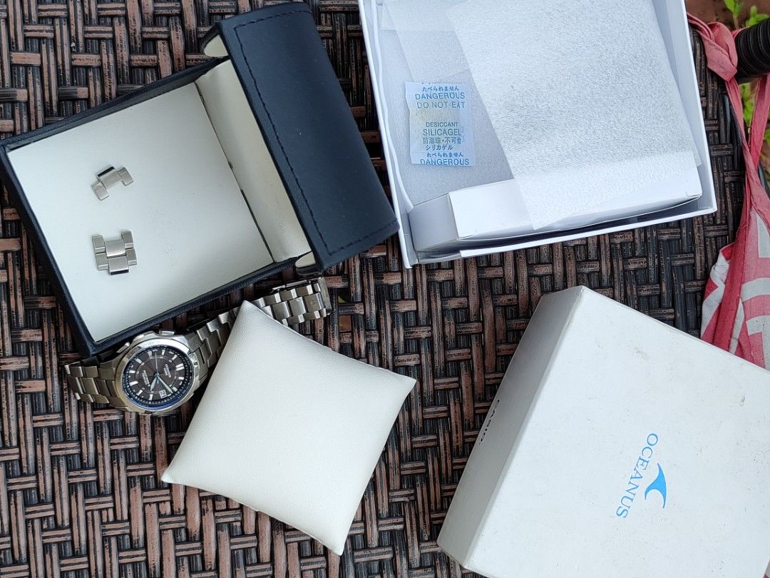 Casio Oceanus T100 Titanium Solar Watch, Luxury, Watches on Carousell